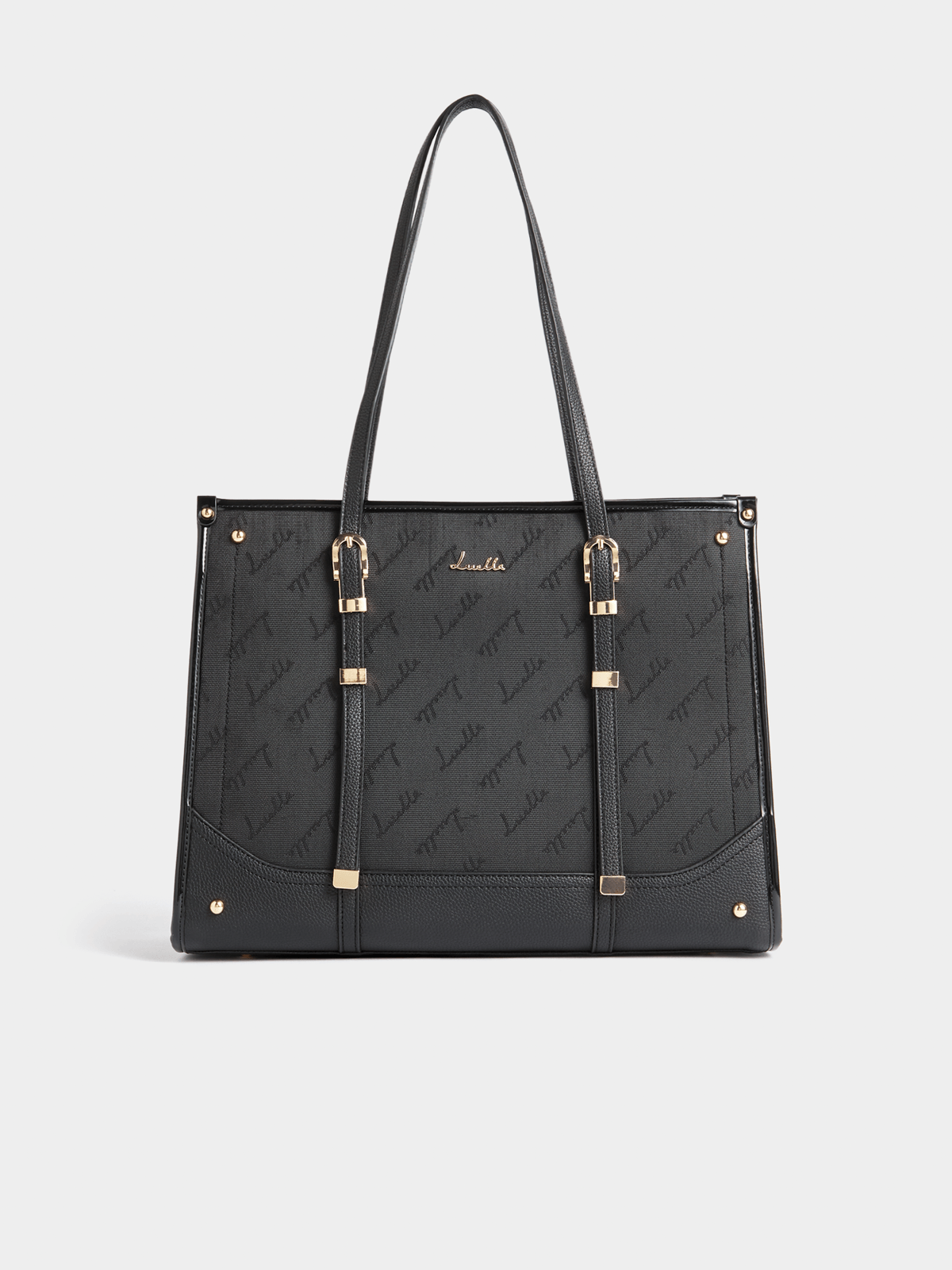 Luella Jacquard Buckle Detail Large Tote Bag | Bash