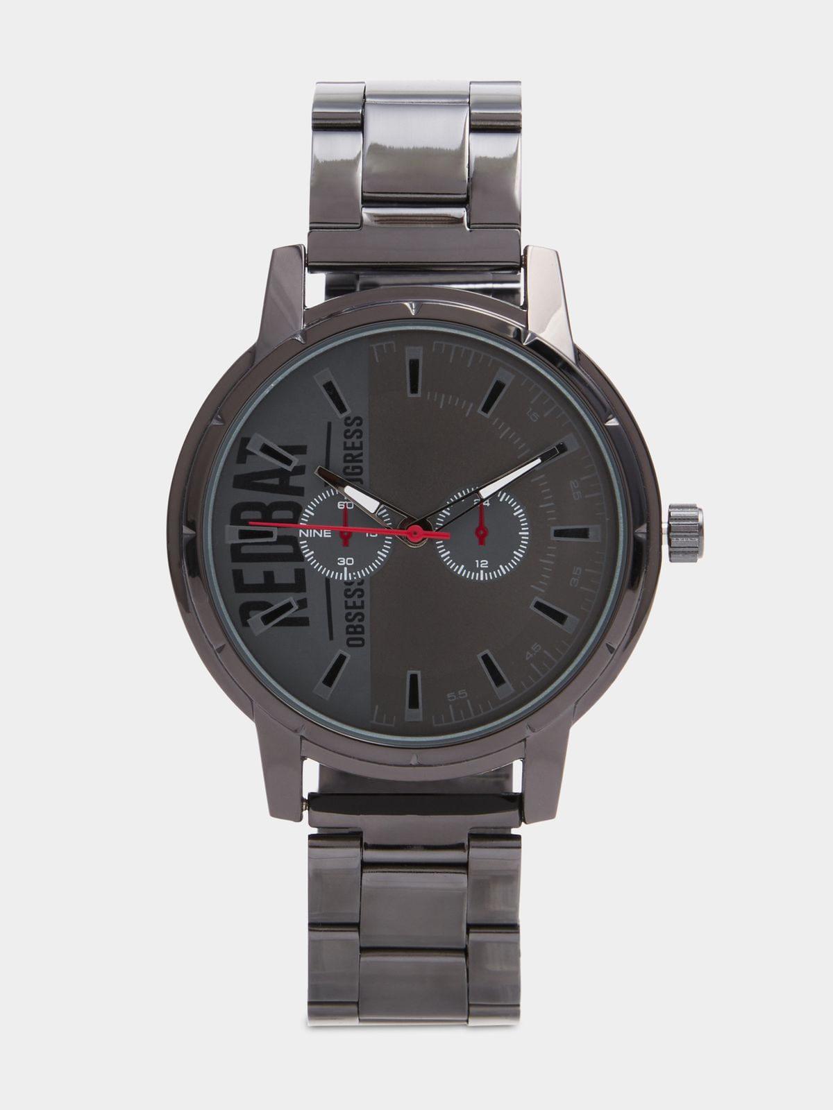 Redbat Athletics Black Metal Watch | Bash