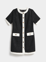 Luella Boucle Button Through Shift Dress | Bash