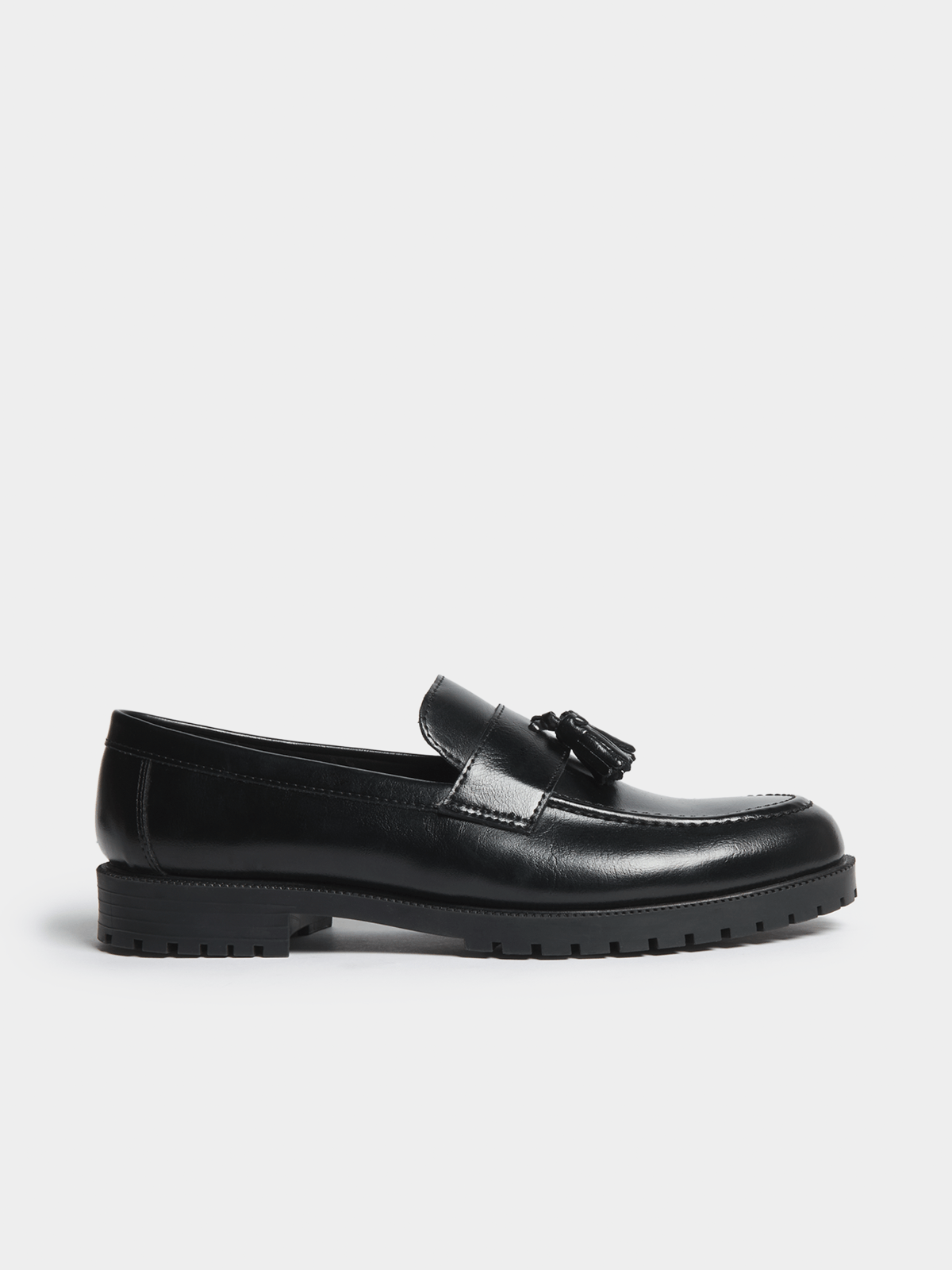 Exact Men's Black Tassel Loafers | Bash