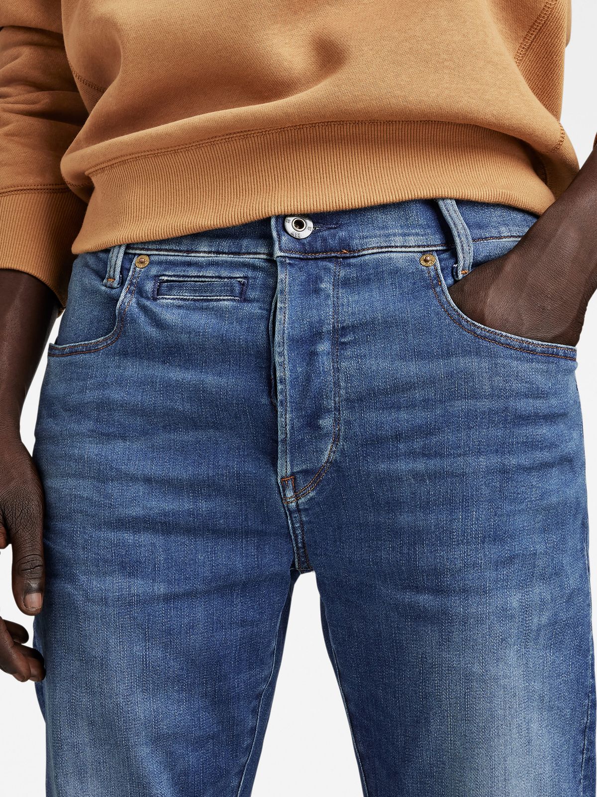 G-Star Men's D-Staq 5-Pocket Slim Blue Jeans | Bash