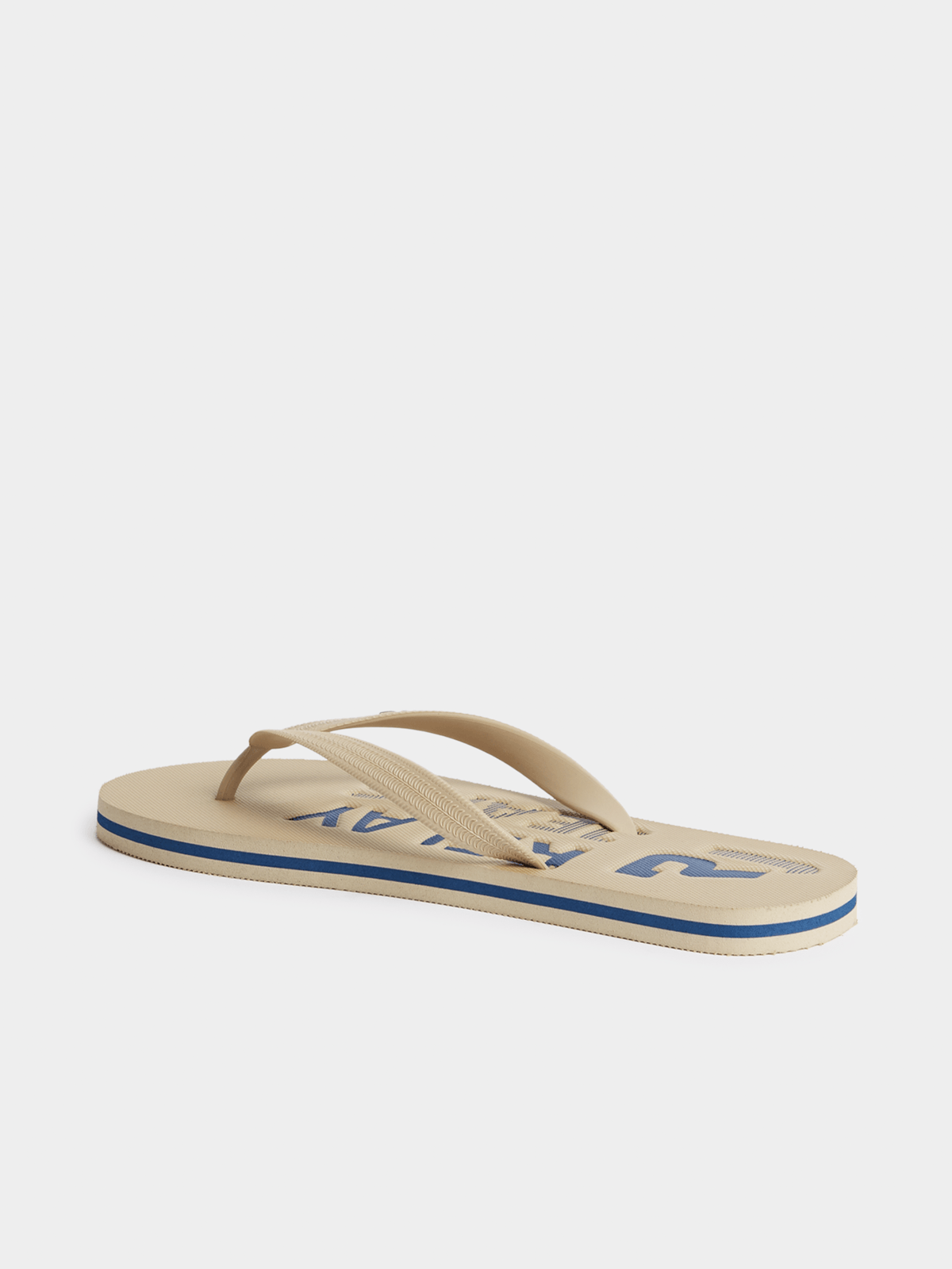 Relay Jeans Men's Natural/Navy Flip Flops | Bash