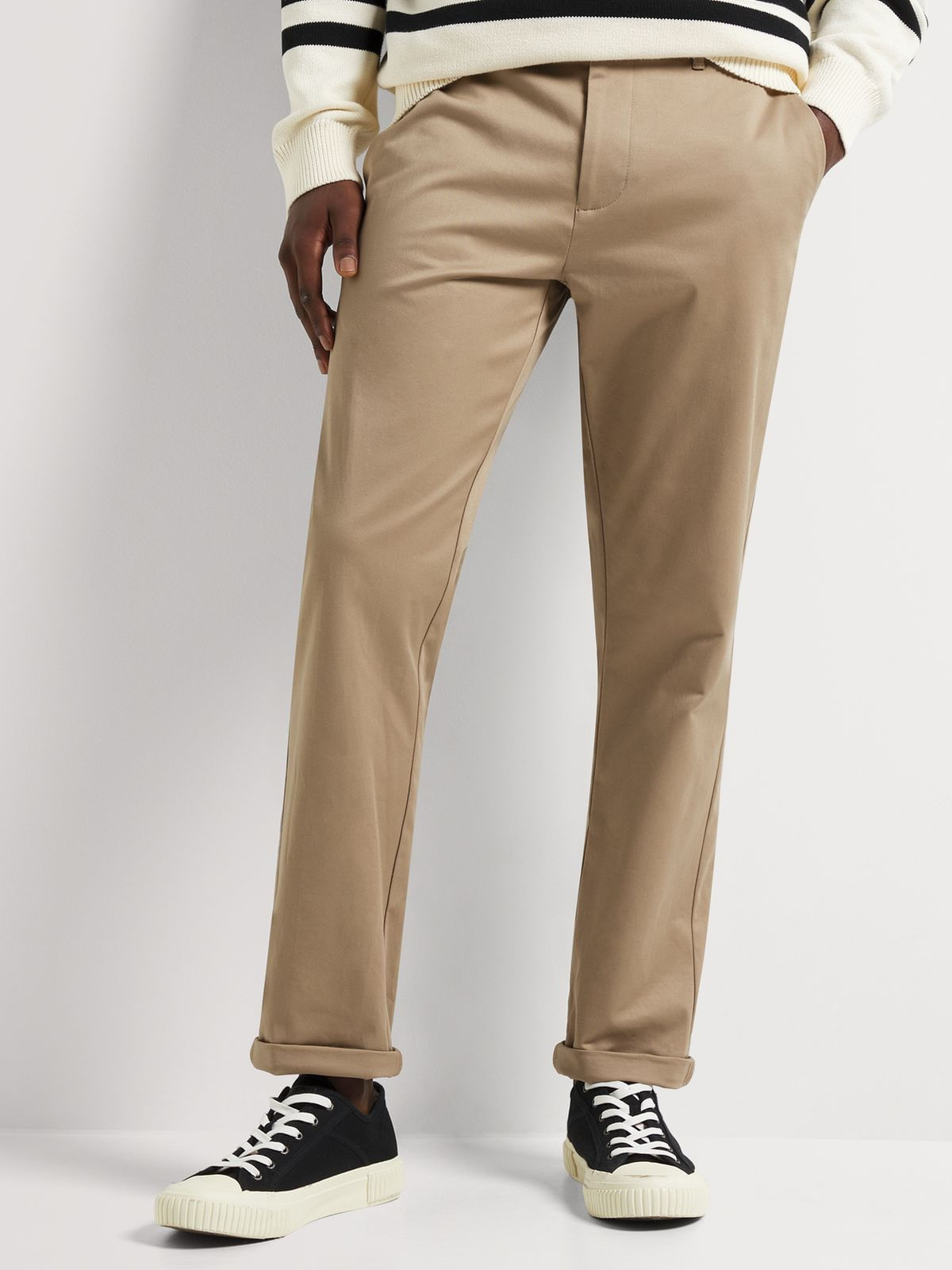 Markham Men's Smart Slim Camel Chino | Bash