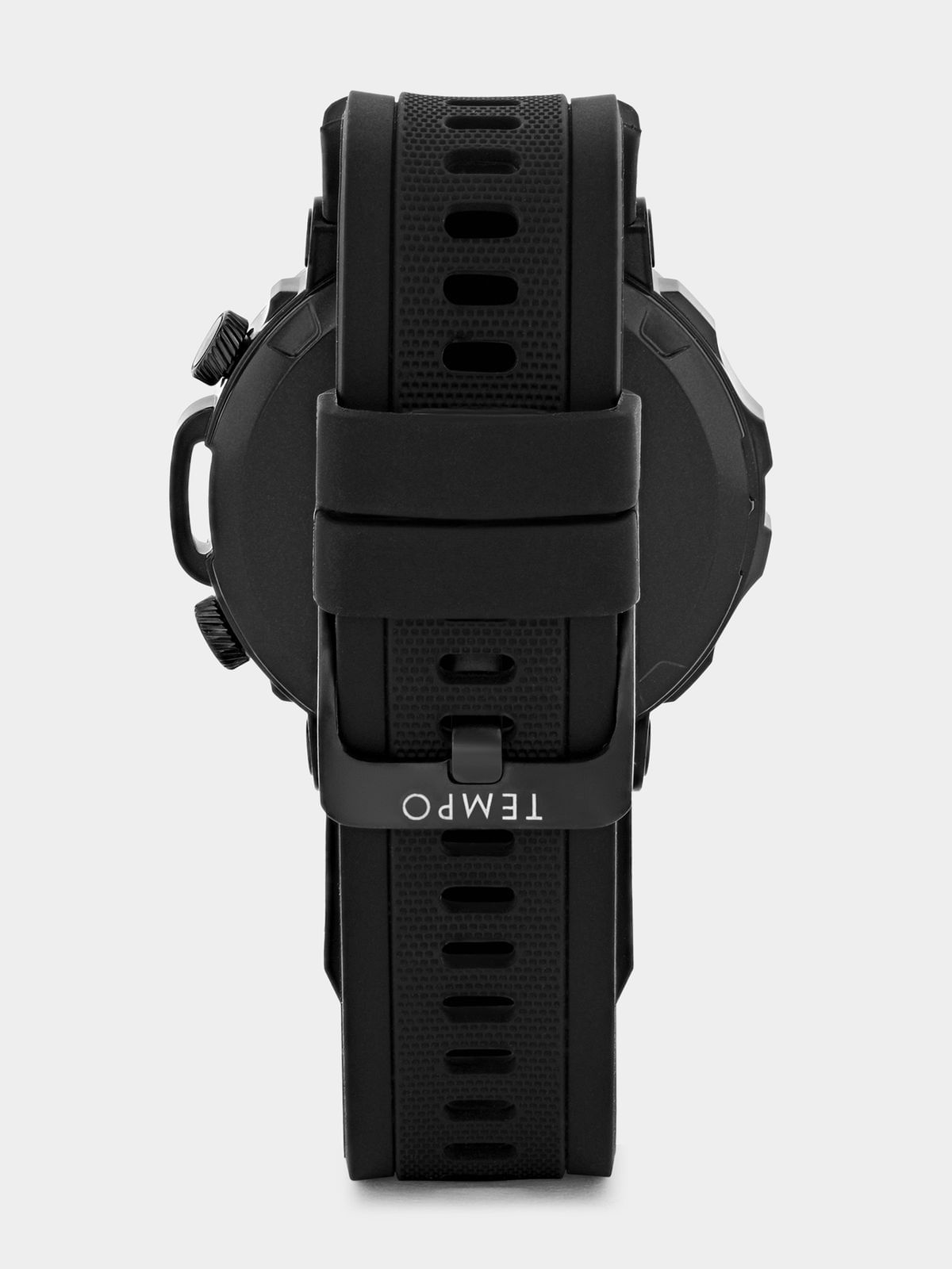 Tempo Pulse 10.0 Black Plated Black Silicone Smart Watch | Bash