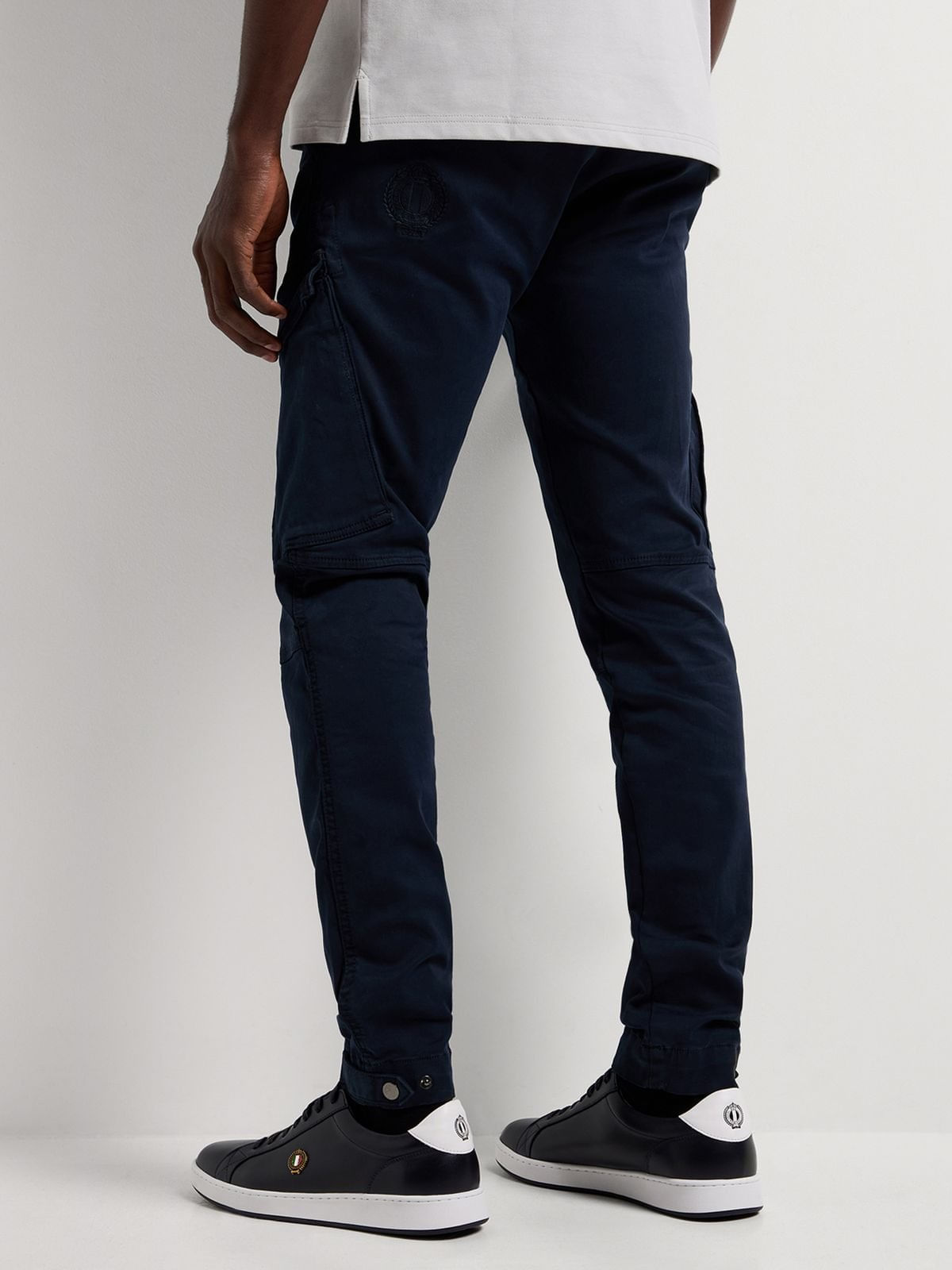 Fabiani Men's Comfort Navy Utility Pants | Bash