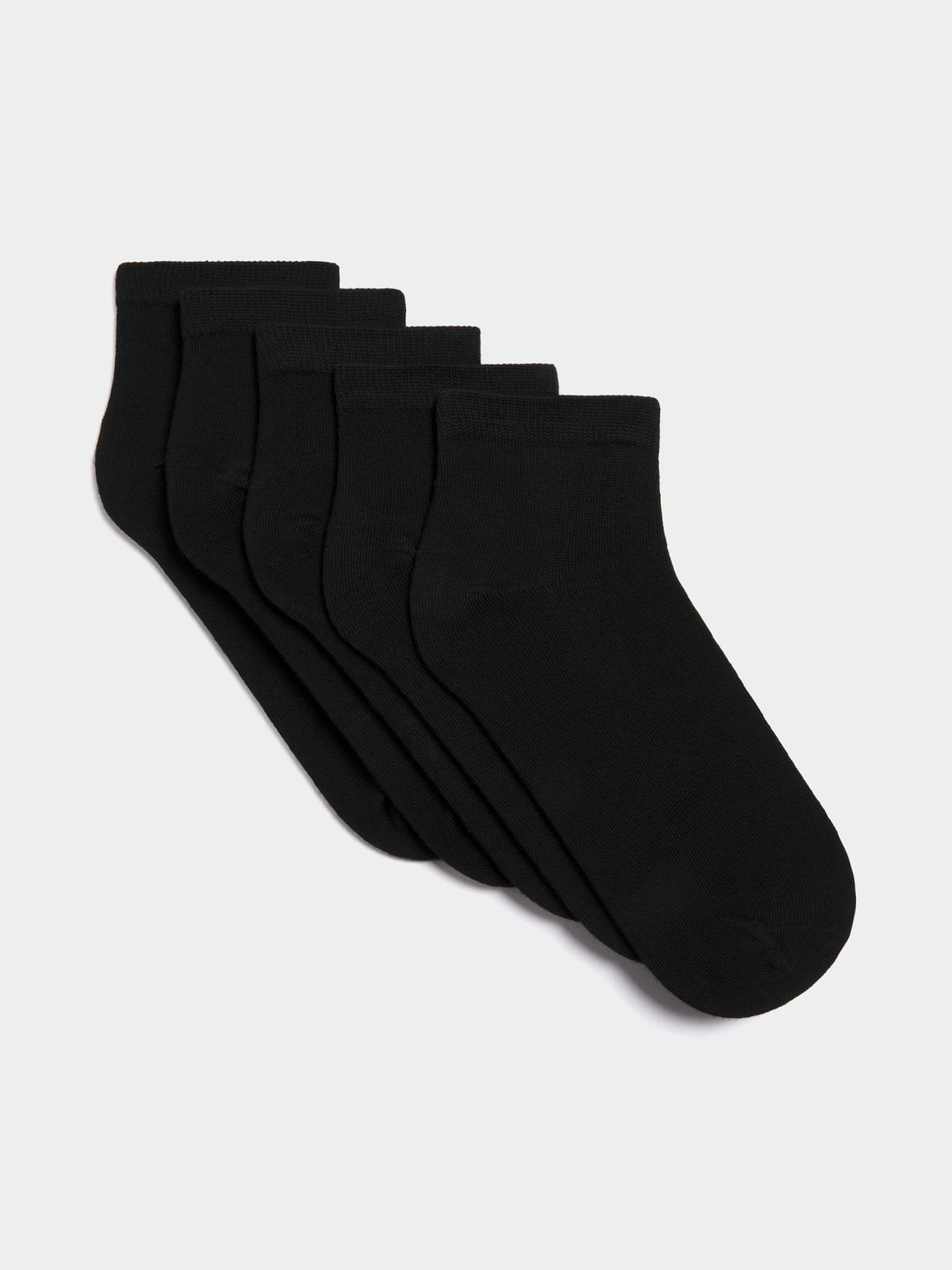 Jet Women's 5 Pack Black Low Cut Socks | Bash