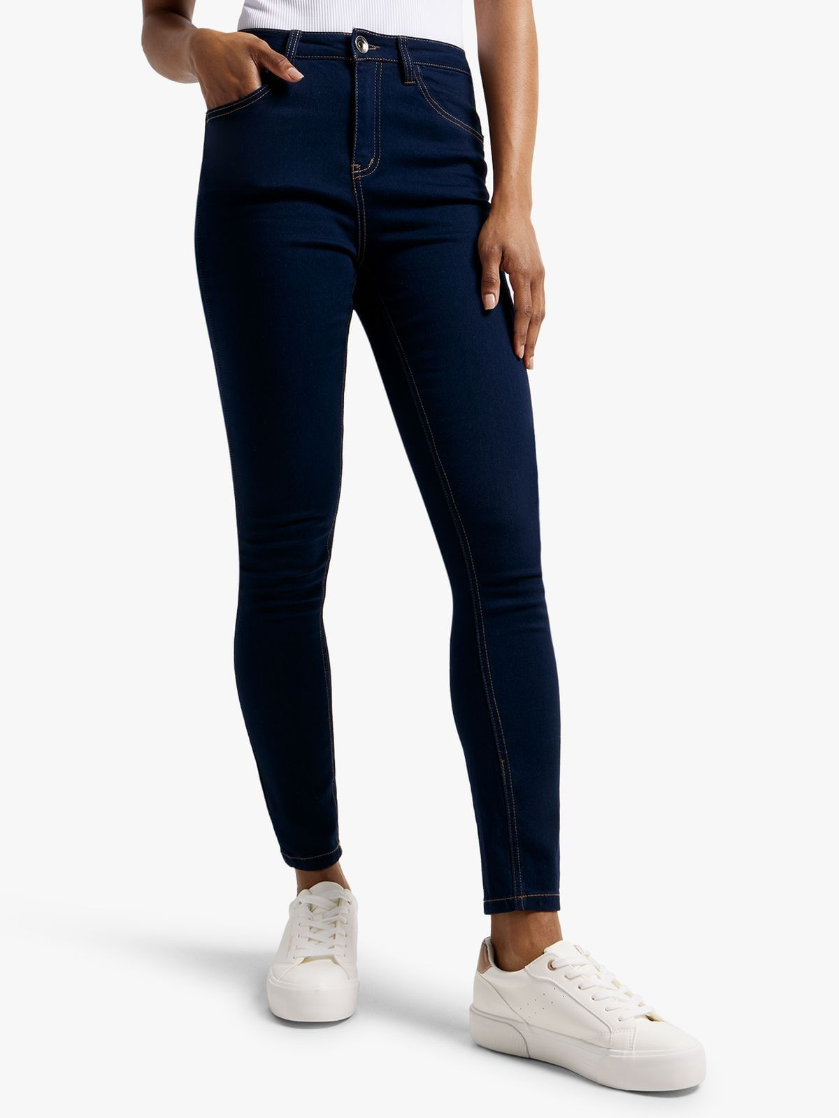 Jet Women's Regular Dark Blue Skinny Denim Jeans | Bash