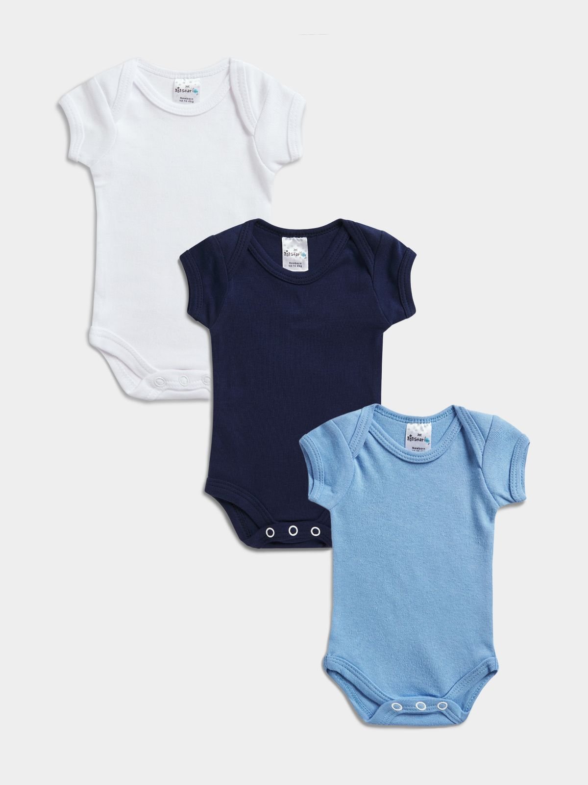 Jet Baby's 3 Pack Short Sleeve Core Vests | Bash