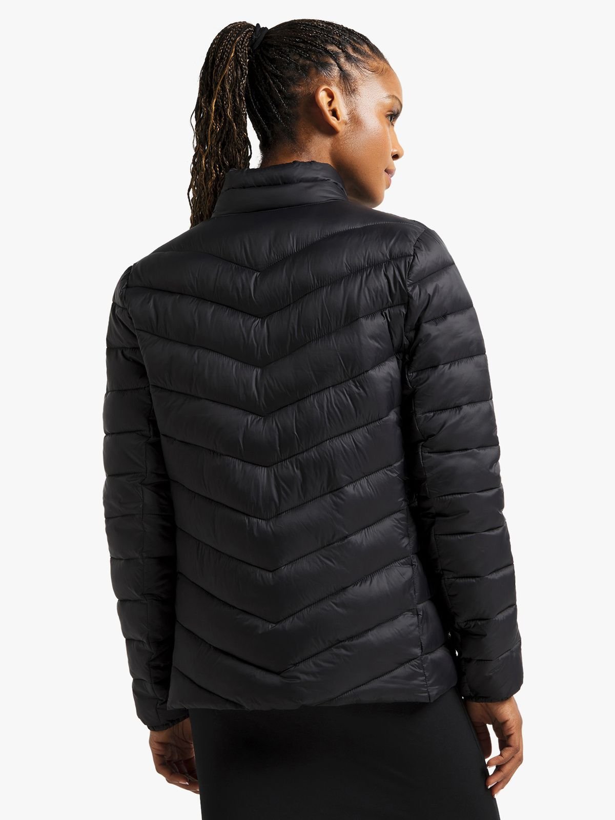 TS Womens Funnel Black Puffer Jacket | Bash