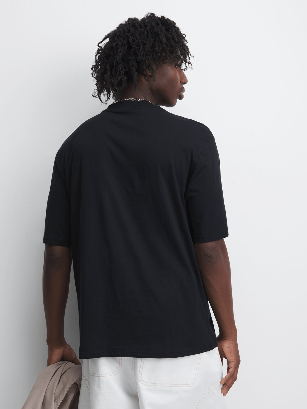 The FIX Men's Black Inverted Eye Graphic Top | Bash