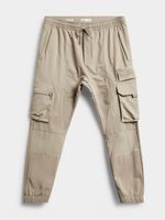 Men's Markham Multi Fabric Natural Utility Pants | Bash
