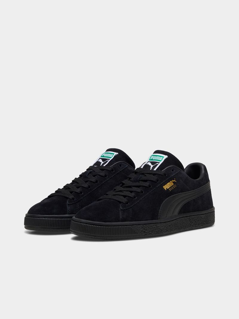 Puma Men's Suede Classic Black Sneaker | Bash