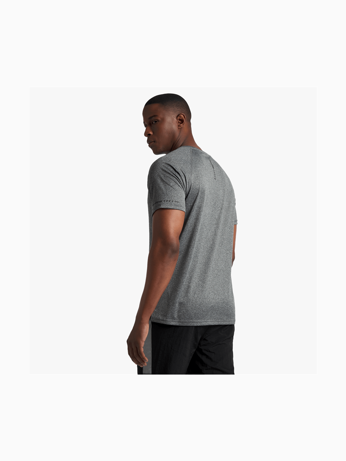 TS Mens Dri-Tech® Grey Melange Performance Top | Bash