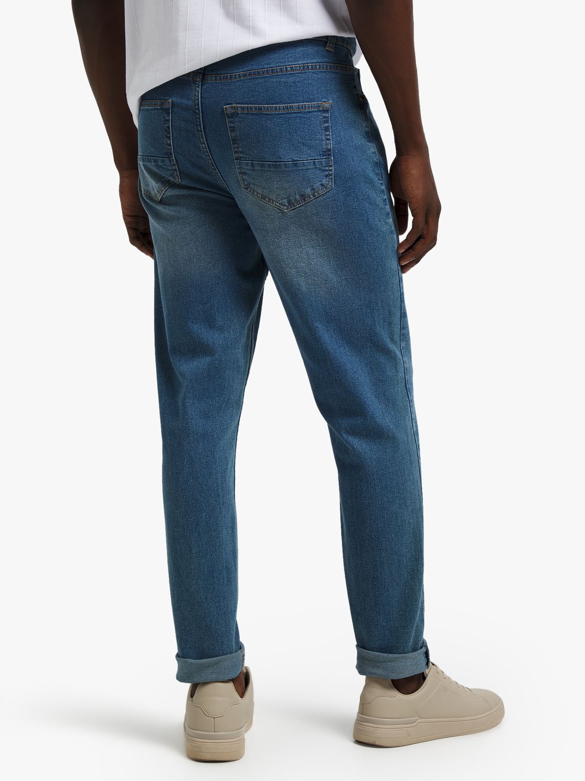Exact Men's Mid Wash Straight Leg Jeans | Bash