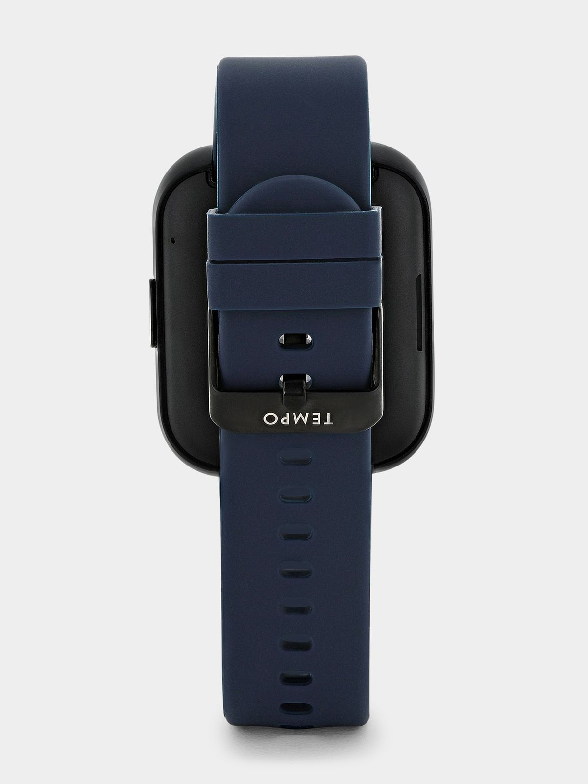 Tempo Pulse 8.0 Black Plated Blue Silicone Smart Watch | Bash