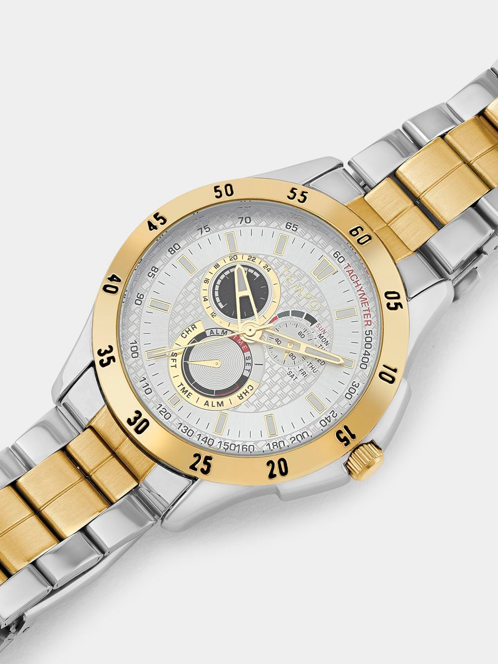 Tempo Gold & Silver Plated Multi Dial Bracelet Watch | Bash