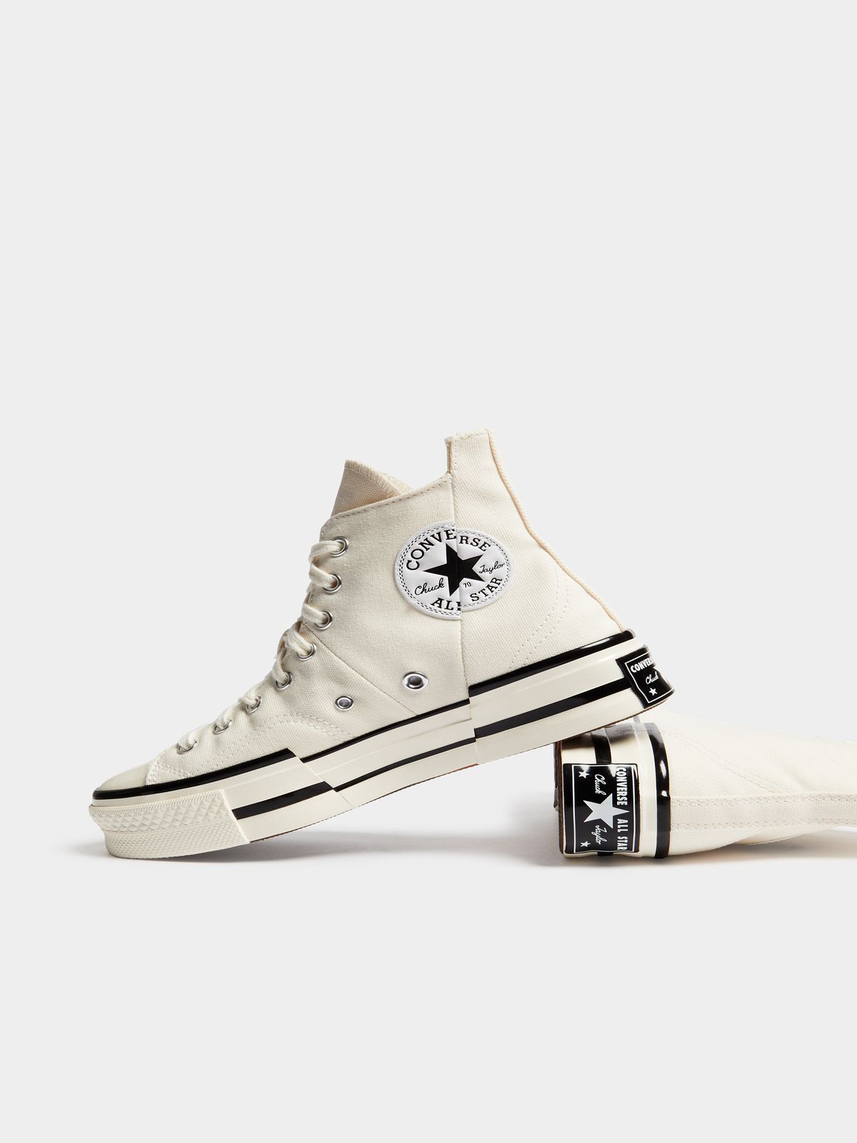 Converse Men's Chuck 70 Plus Mid White Sneaker | Bash