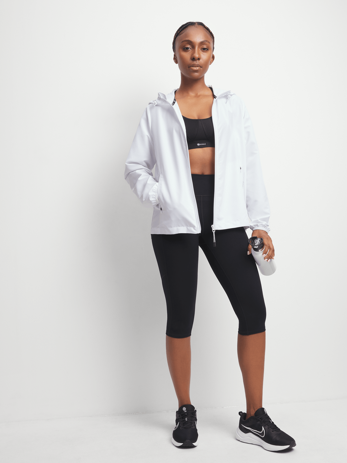 TS Womens Essential White Shell Jacket | Bash