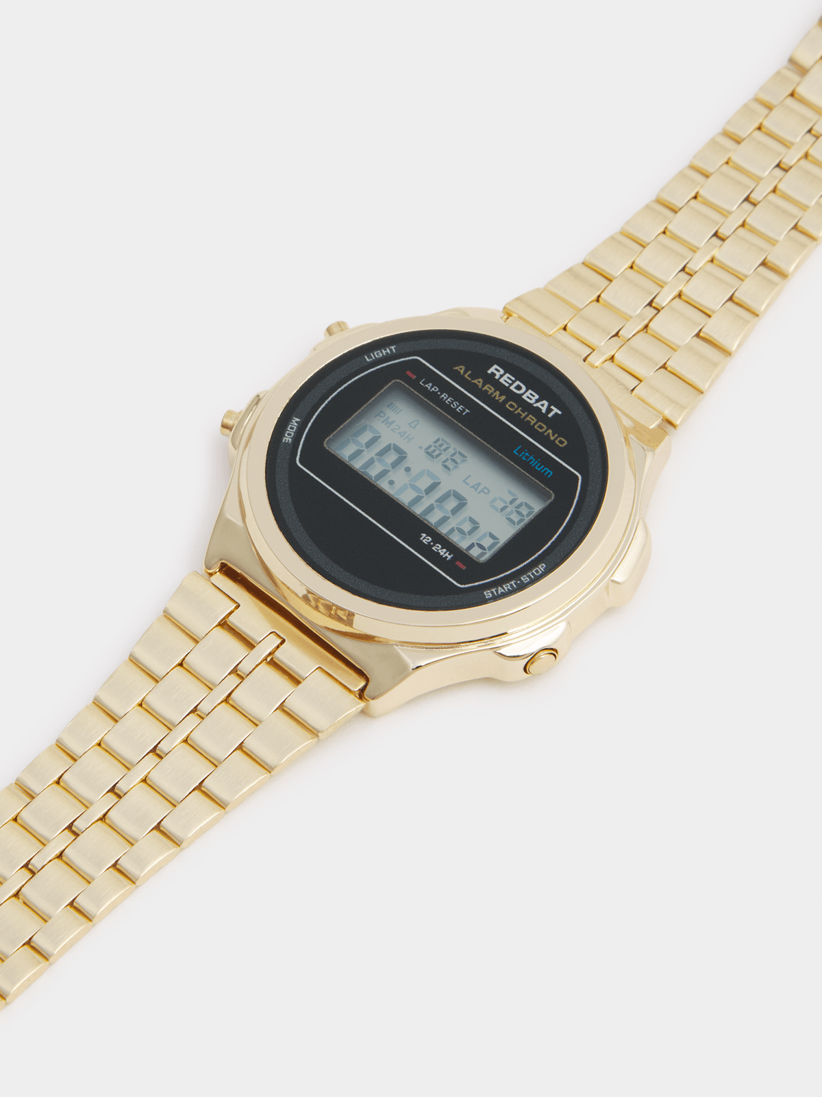 Redbat Unisex Digital Gold Watch | Bash