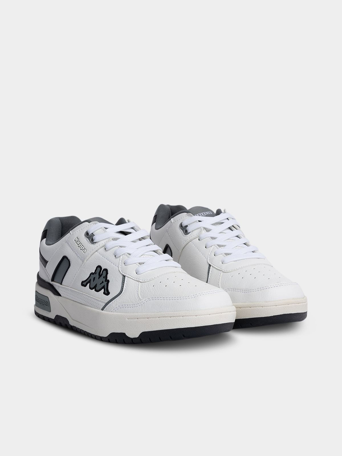 Mens Kappa Sedley White/Grey Sneaker | Bash