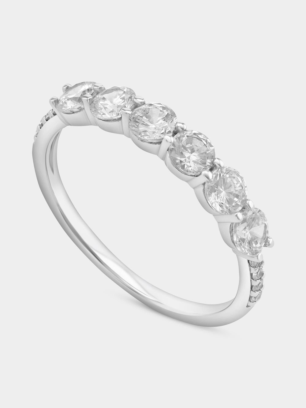 Cheté Sterling Silver Cubic Zirconia Bubble Eternity Ring | Bash
