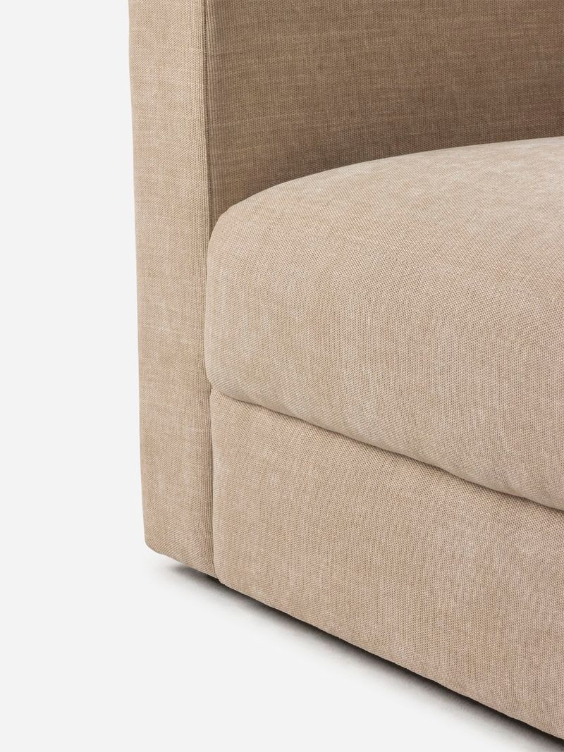 Bogart 3 Seater Couch Mae Milk | Bash