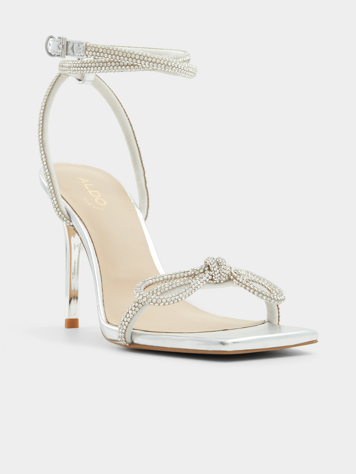 Women's Aldo BARRONA Silver Dress Heels | Bash