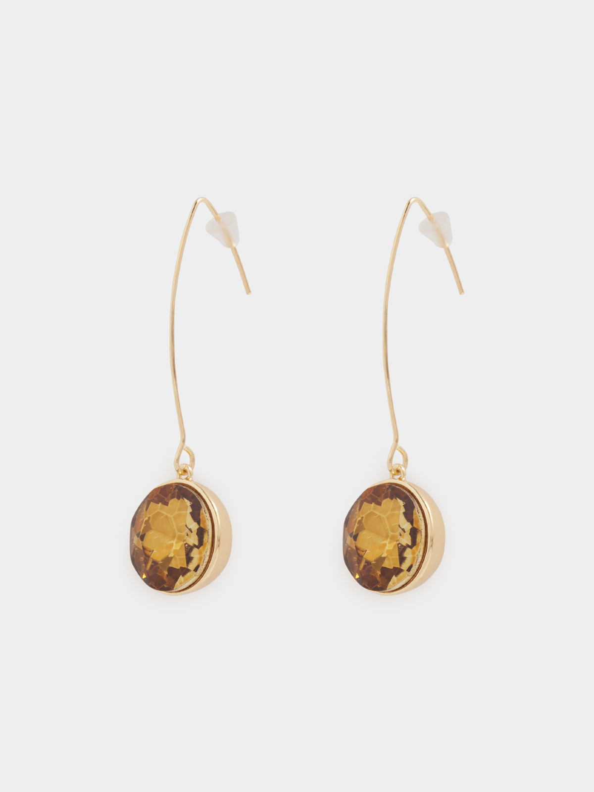 Tortoise Shell Plated Hook Drop Earrings | Bash