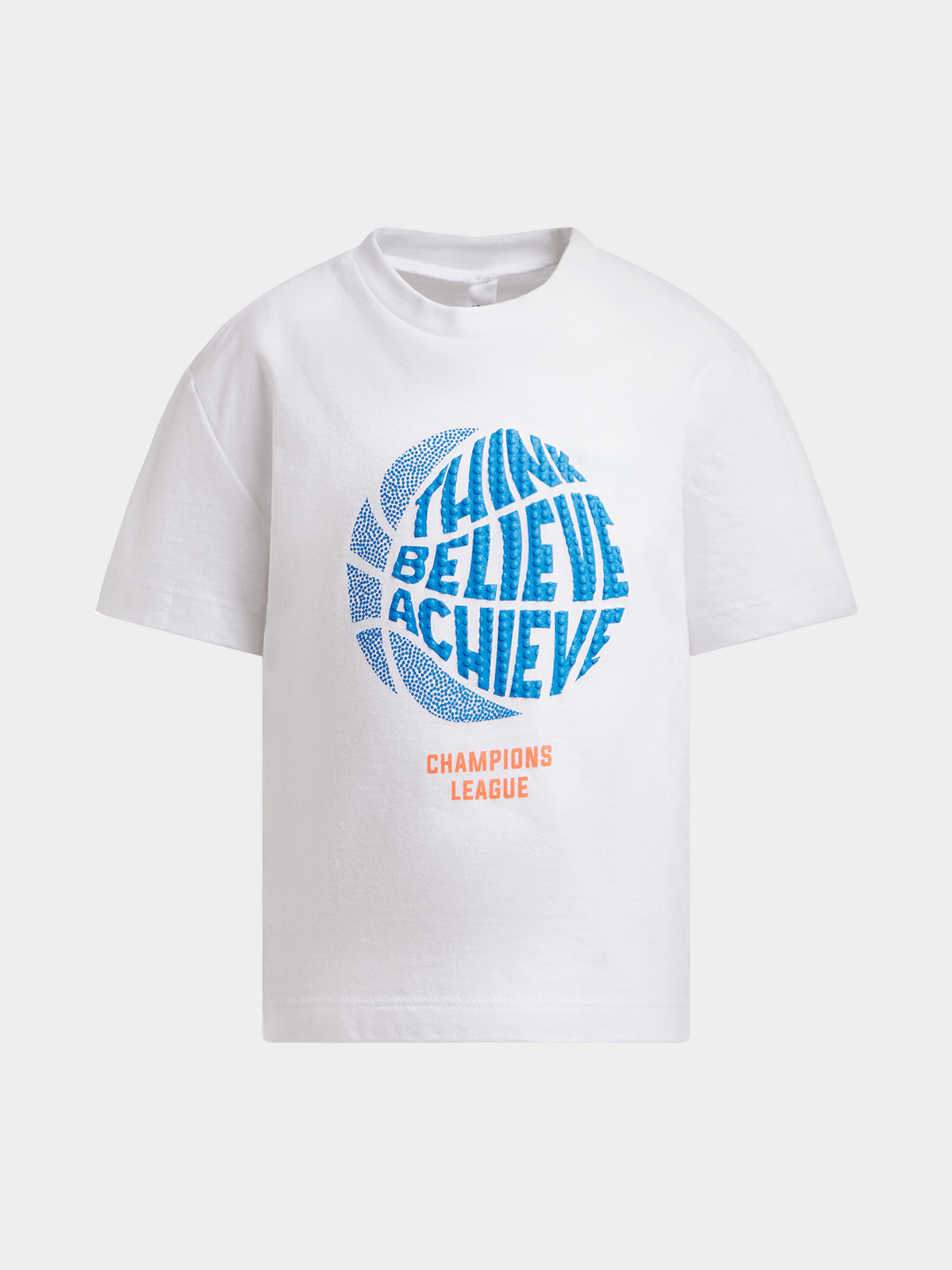 Exact Younger Boy's White Graphic Print T-Shirt | Bash