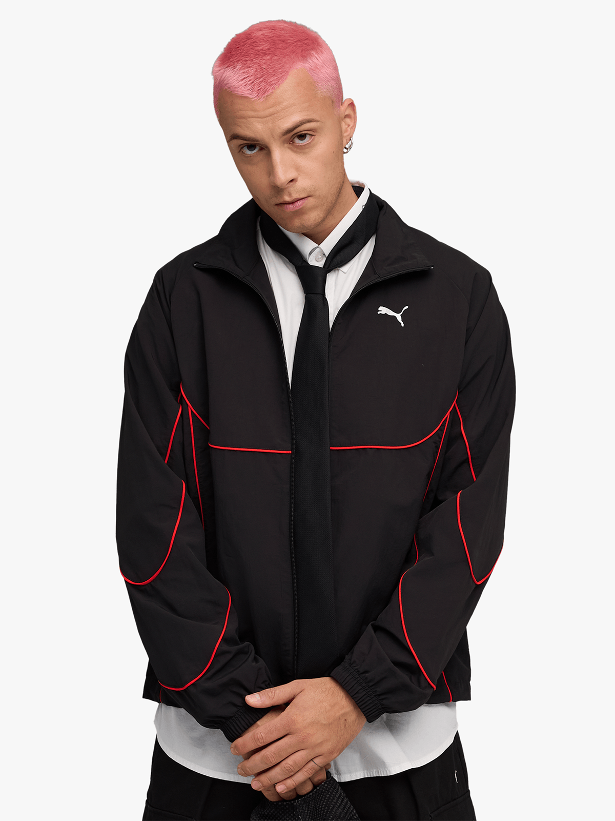 Puma Men's PUMATECH Black Track Jacket | Bash