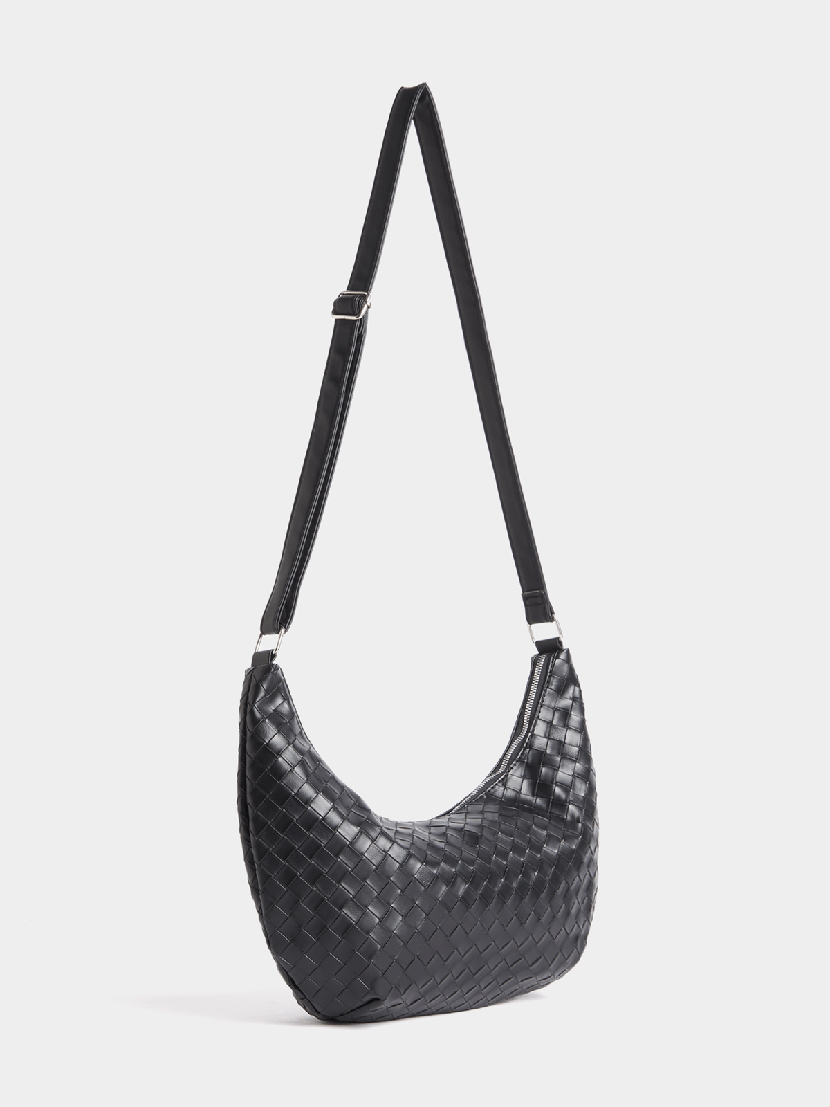 Exact Women's Black Braided Shopper Bag | Bash