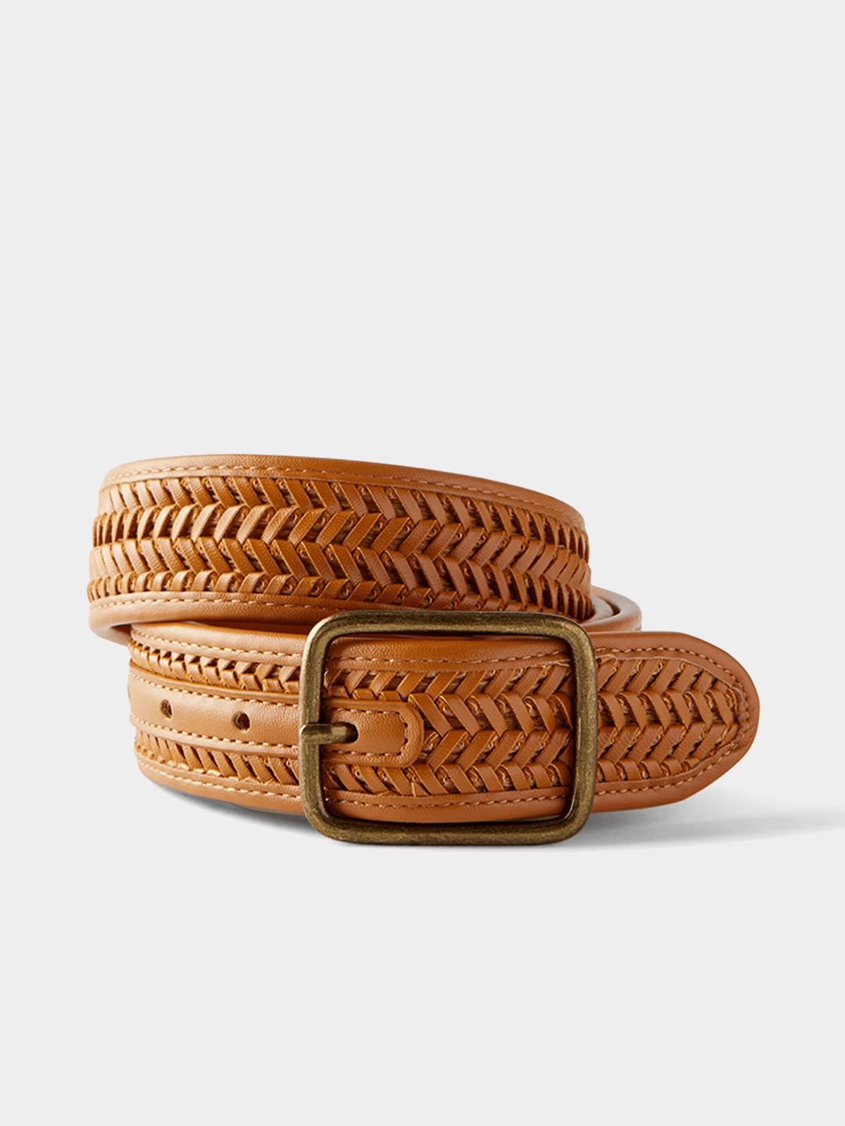 Men's Cotton On Beige Snake Bite Braided Belt | Bash