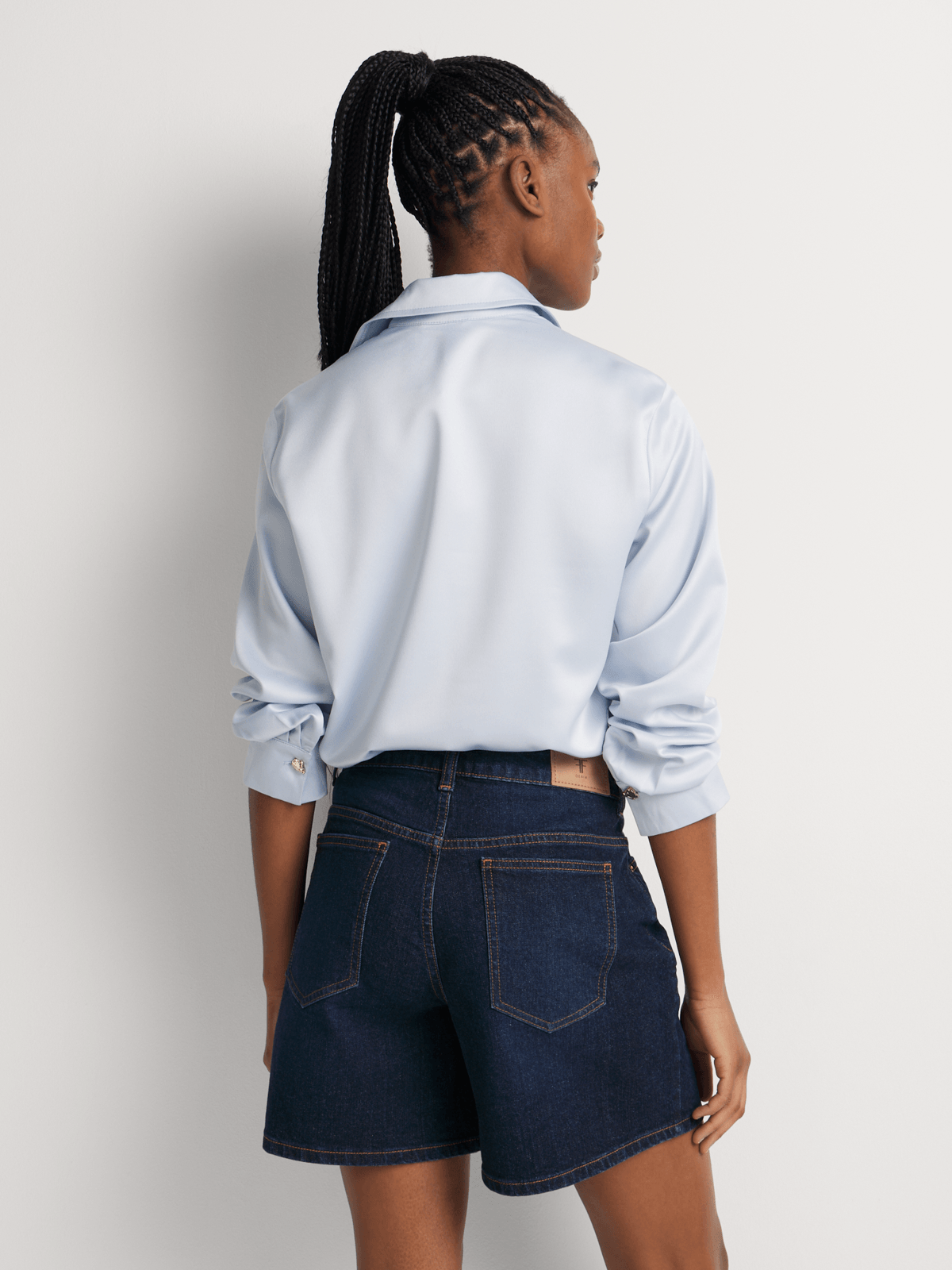 FF Denim Mom Shorts | Bash