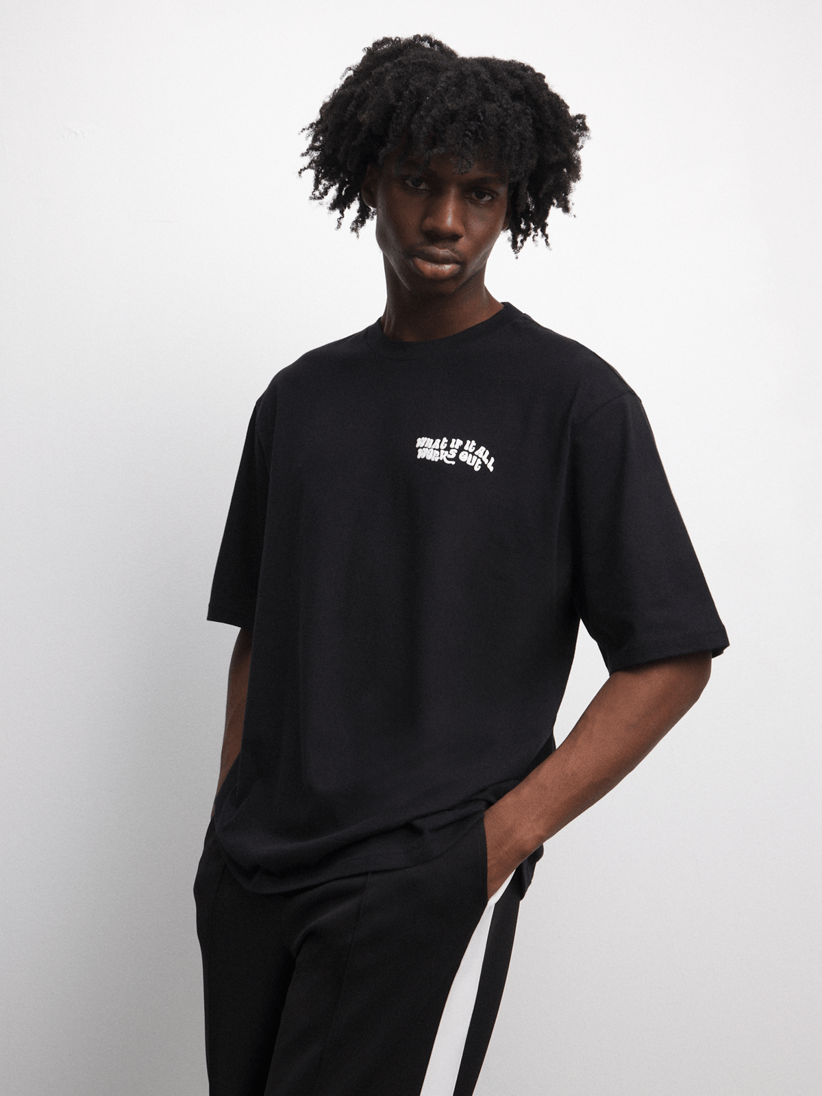 The FIX Men's Black 'What If' Graphic Top | Bash