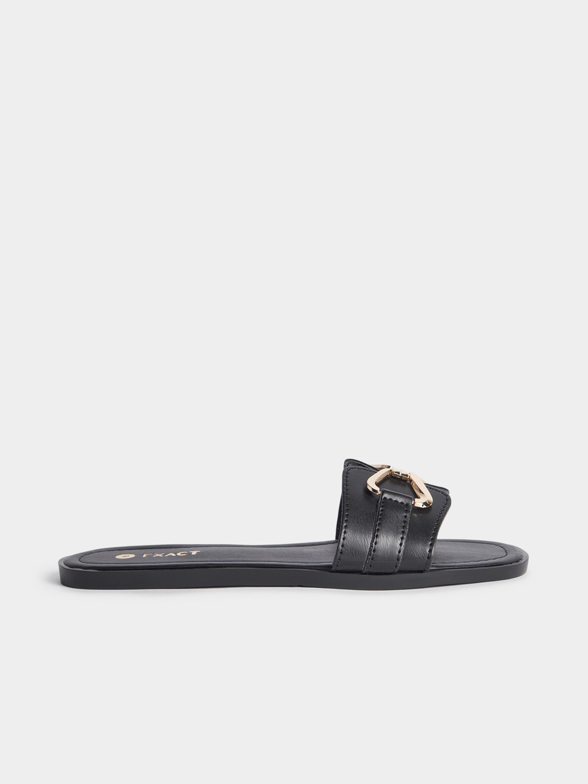 Exact Women's Black Buckle Sandals | Bash