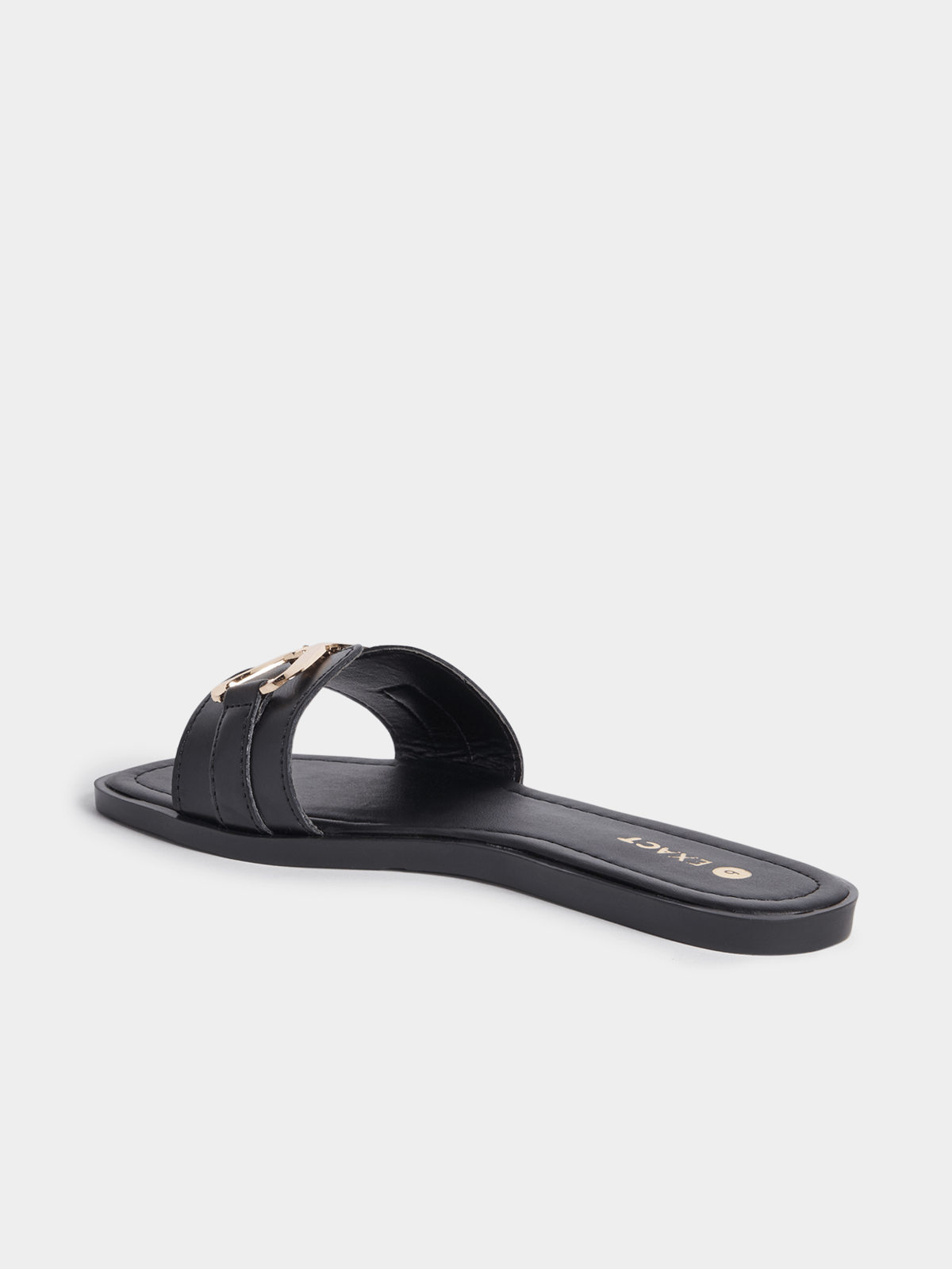 Exact Women's Black Buckle Sandals | Bash