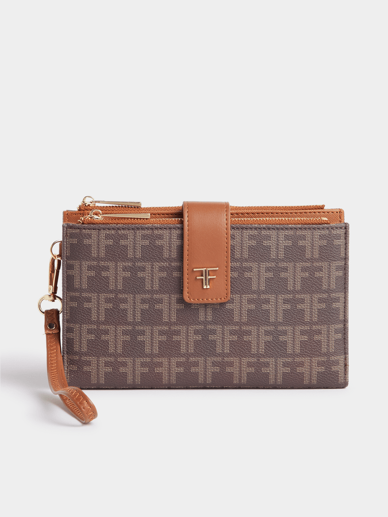 FF Printed Extra Large Three Fold Purse | Bash
