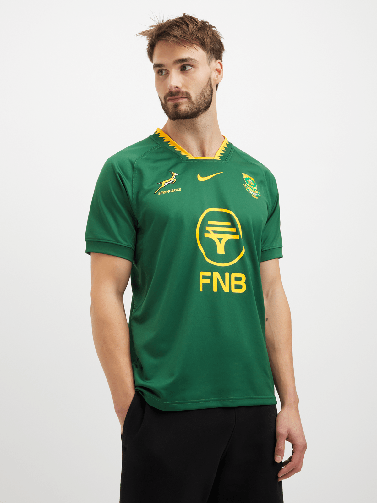 Nike Mens Springboks Home 25/26 Green Stadium Jersey | Bash