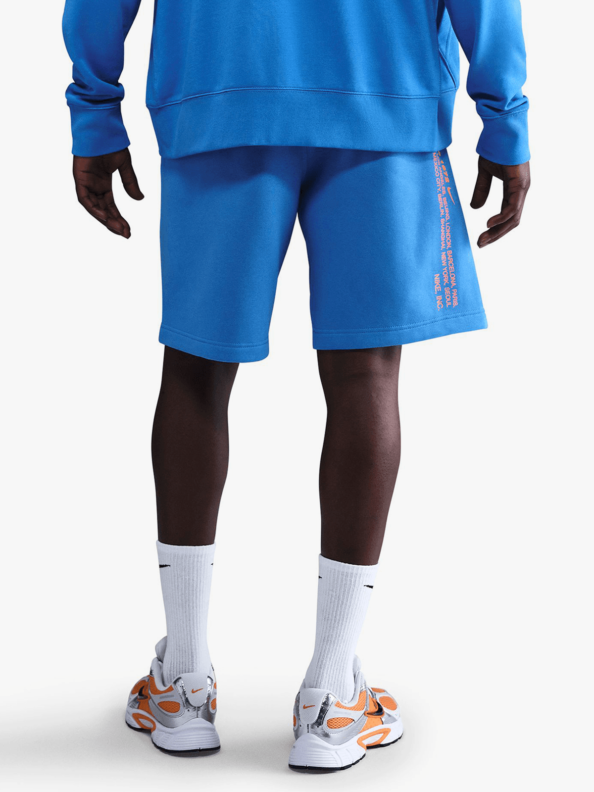 Nike Mens Sportswear Club Photo Blue Fleece Shorts | Bash