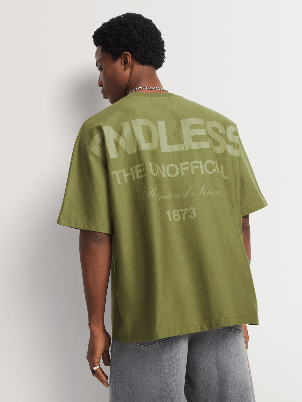 Markham Men's Boxy Green Graphic T-Shirt | Bash