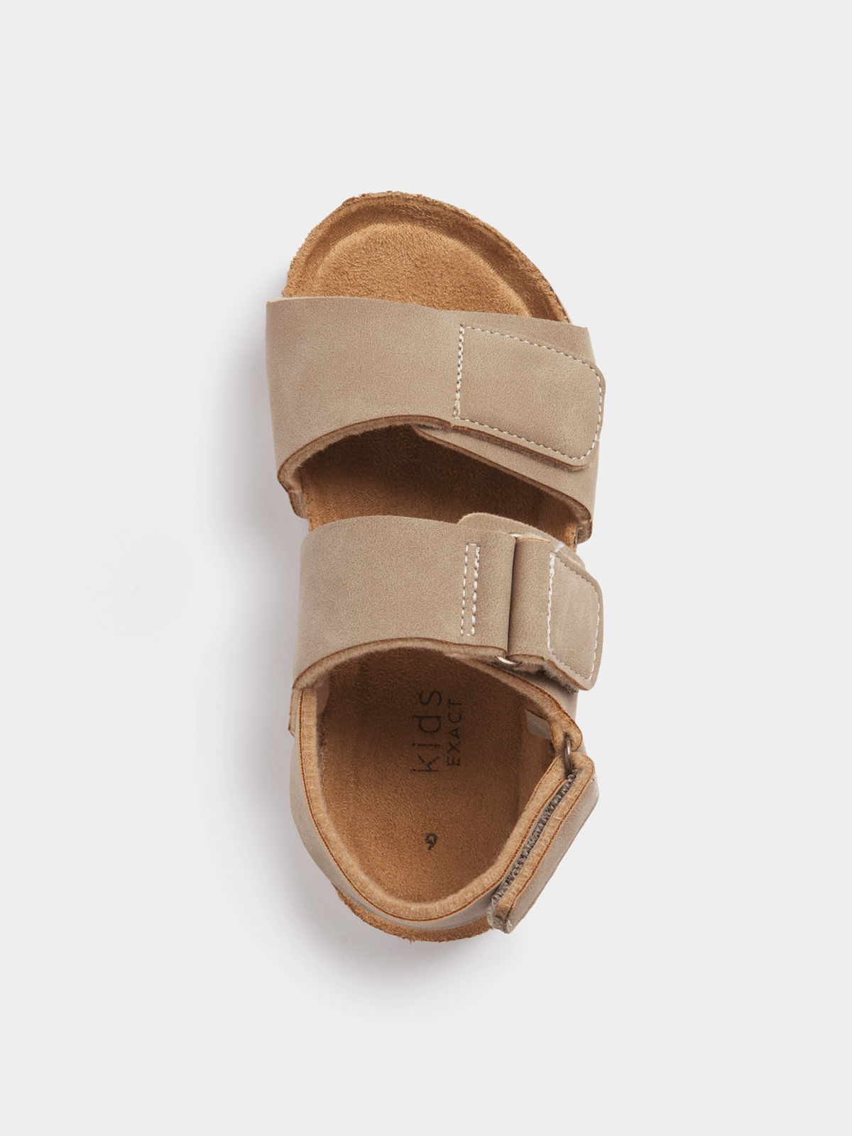 Exact Younger Boy's Natural Double Strap Sandals | Bash