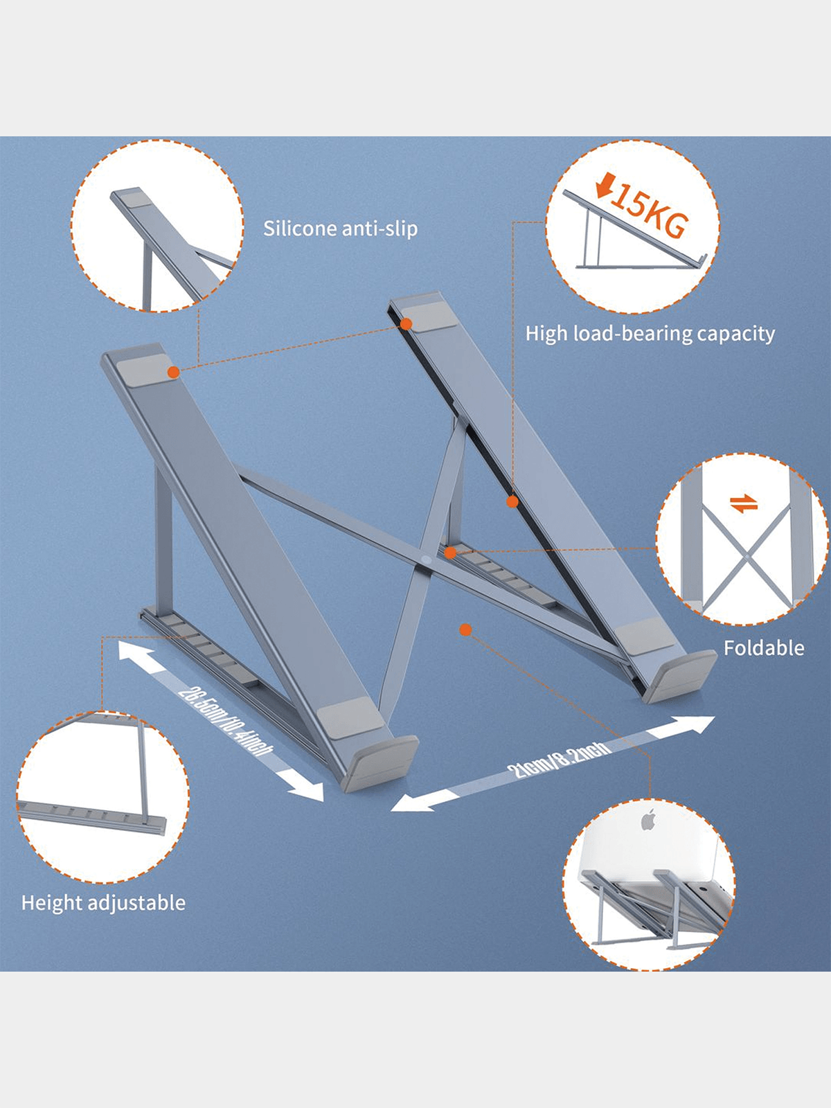 Troo Hold Series Portable Folding Laptop Stand | Bash