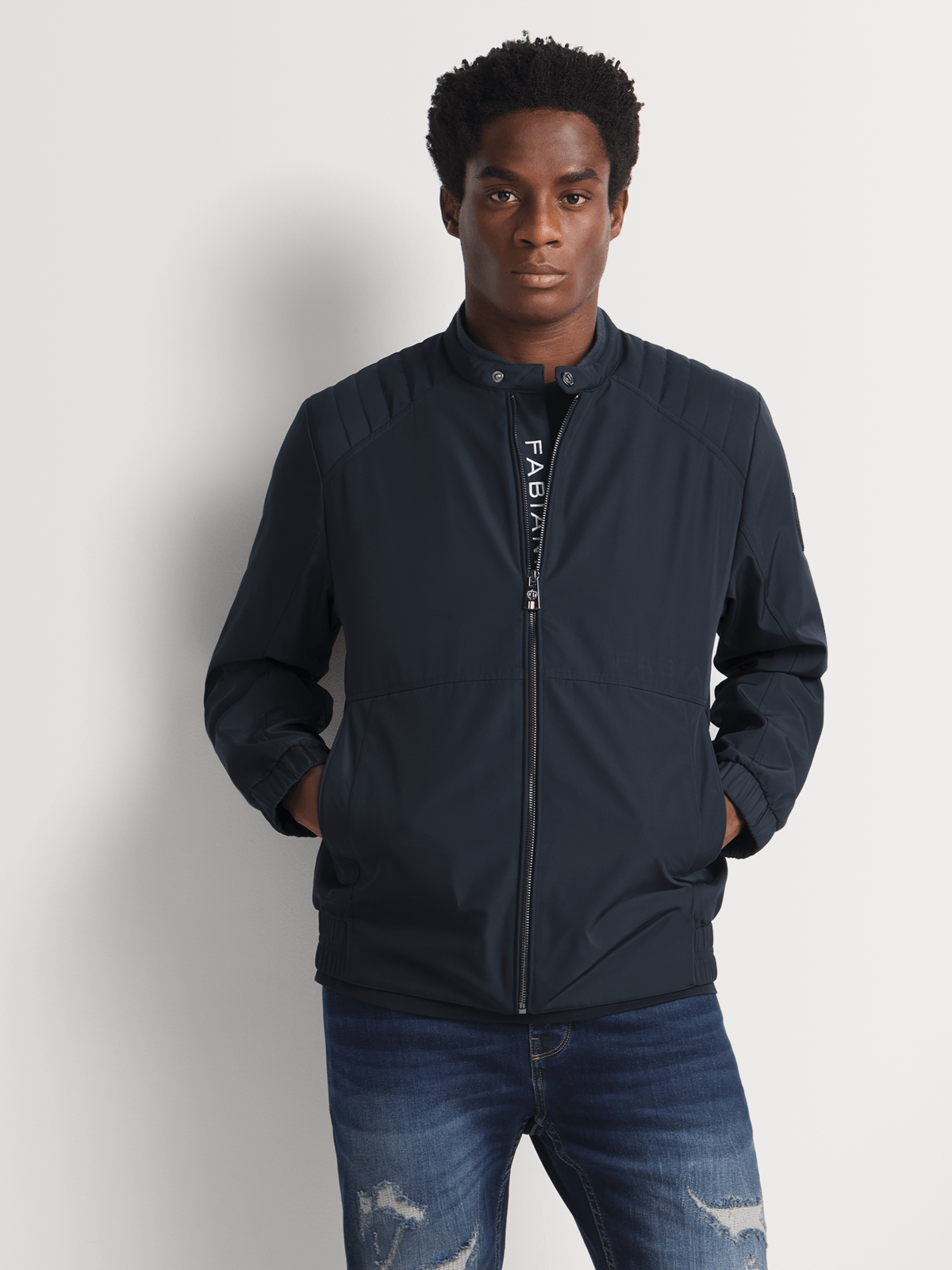 Fabiani Men's Navy Icon Jacket | Bash