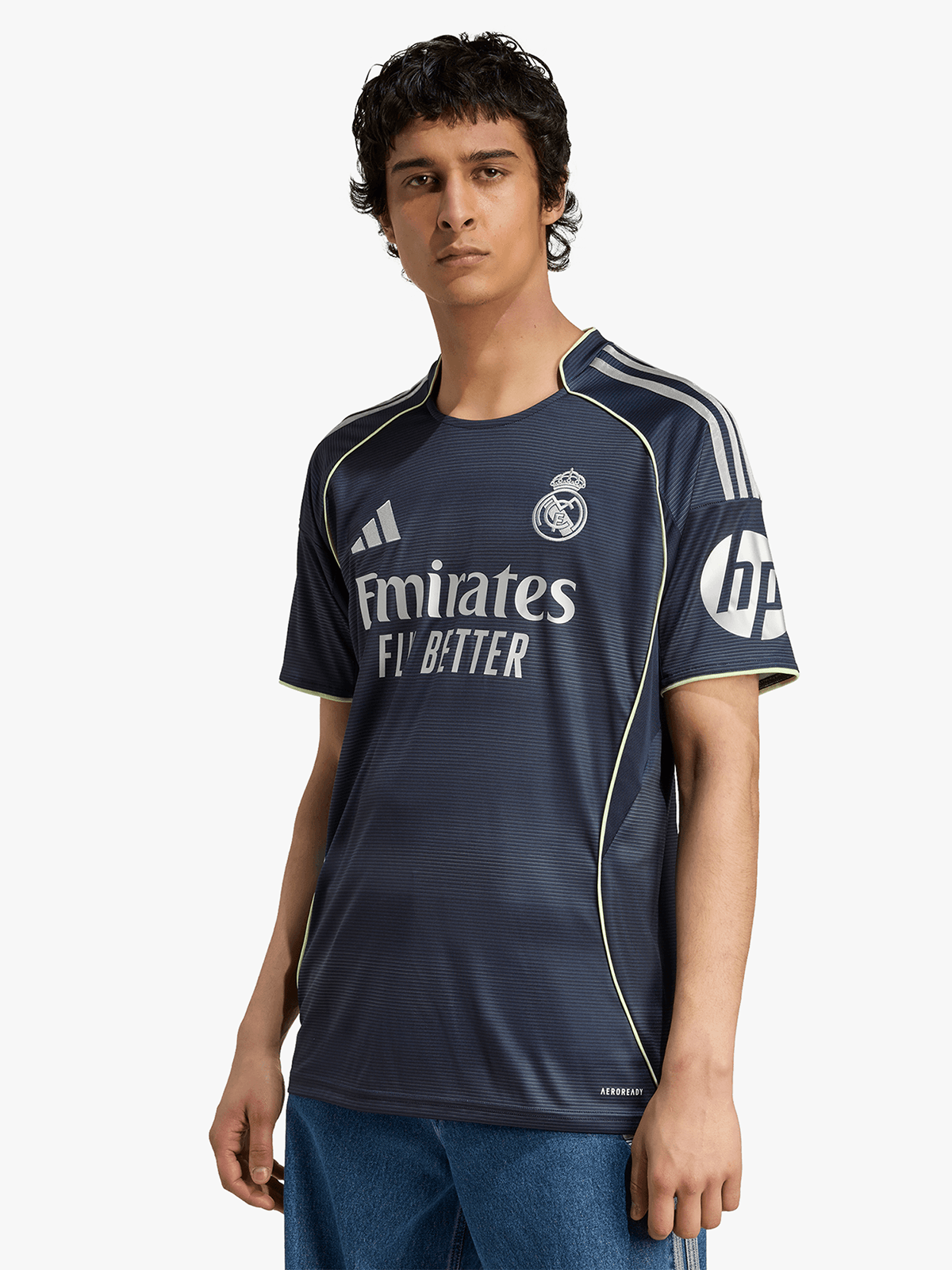 adidas Mens Real Madrid Away 25/26 Navy Stadium Jersey | Bash