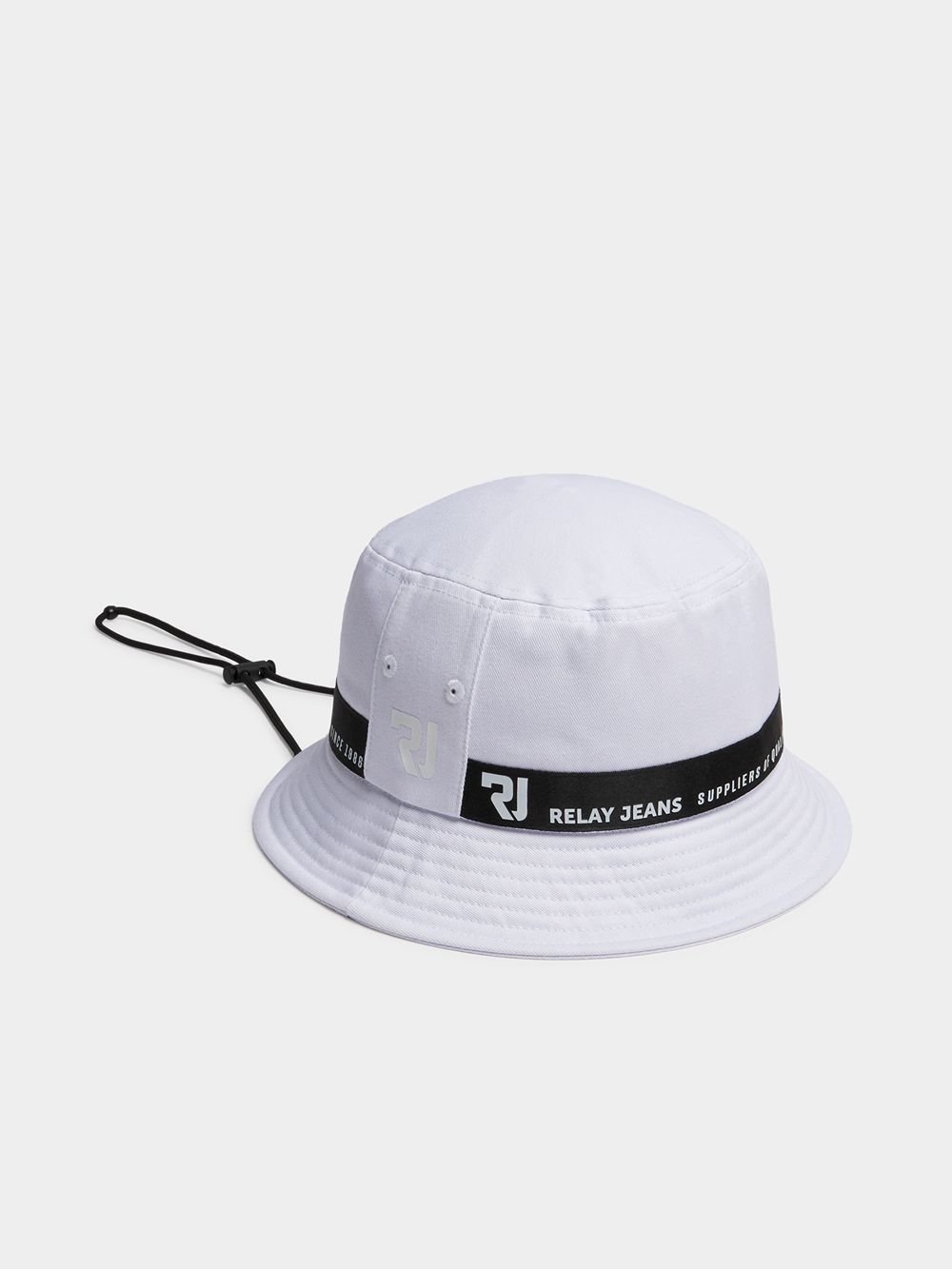 Relay Jeans Men's Tape Boonie White Bucket Hat | Bash