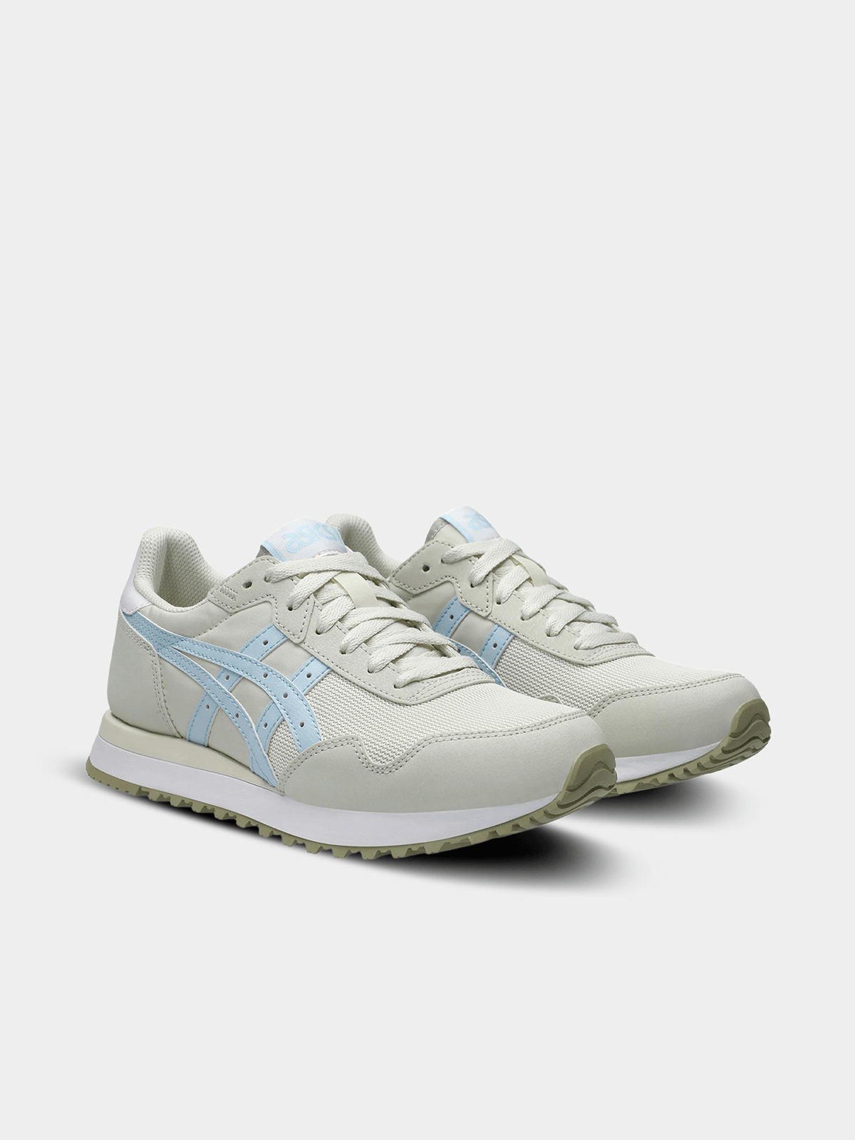 Women's Asics Tiger Runner II Grey/Blue Sneaker | Bash