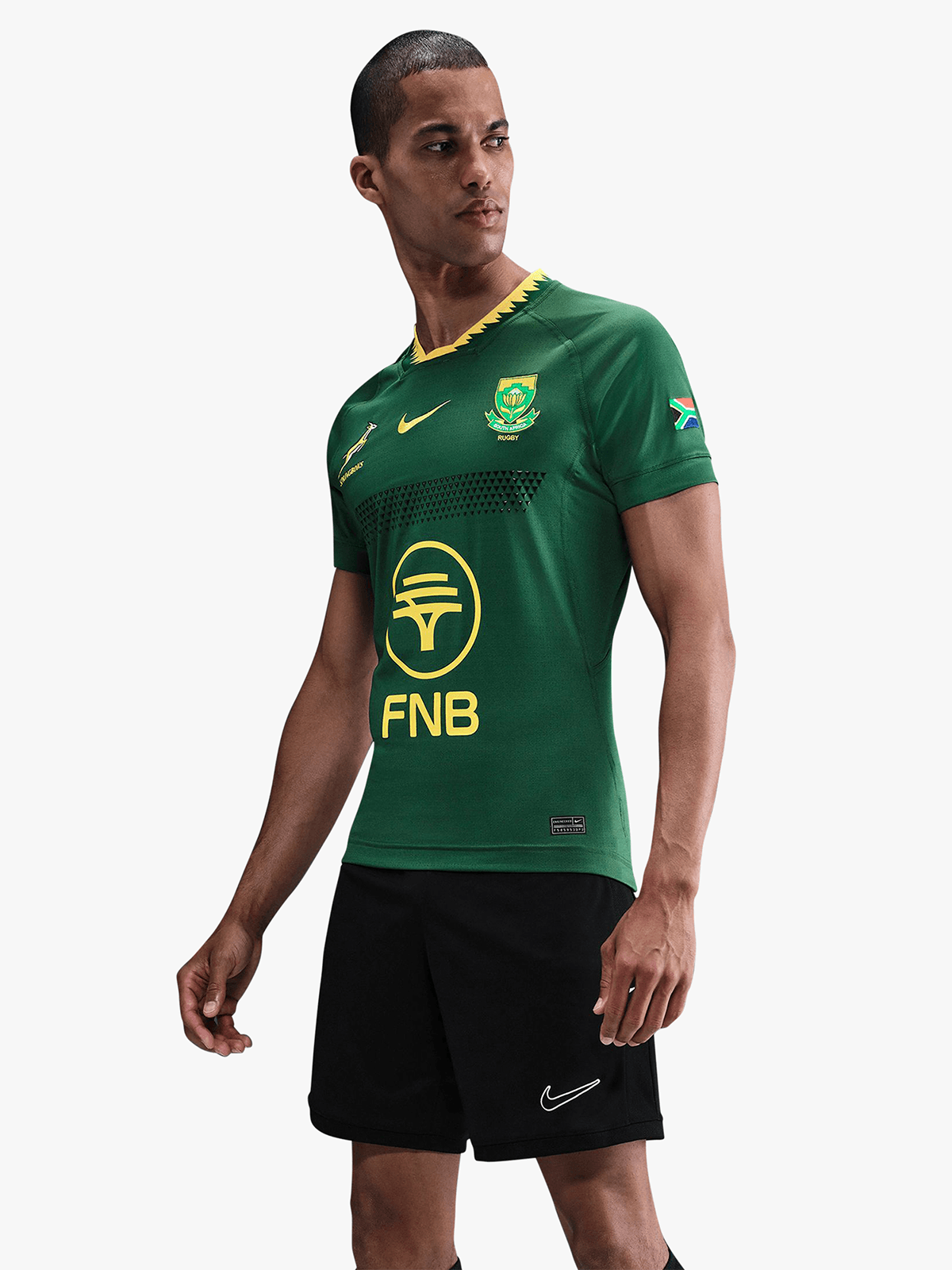 Nike Mens Springboks Home 25/26 Green Match Jersey | Bash