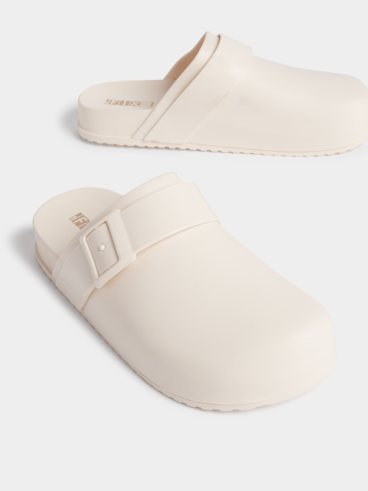 The FIX Women's Natural Buckle Mules | Bash