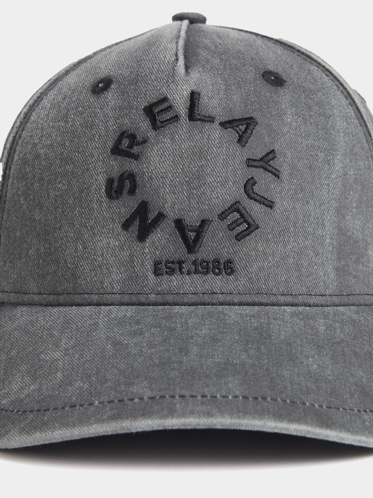 Relay Jeans Men's Dirty Wash Grey Peak Cap | Bash
