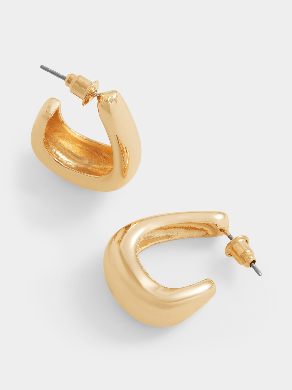 Chunky Irregular Hoop Earrings | Bash